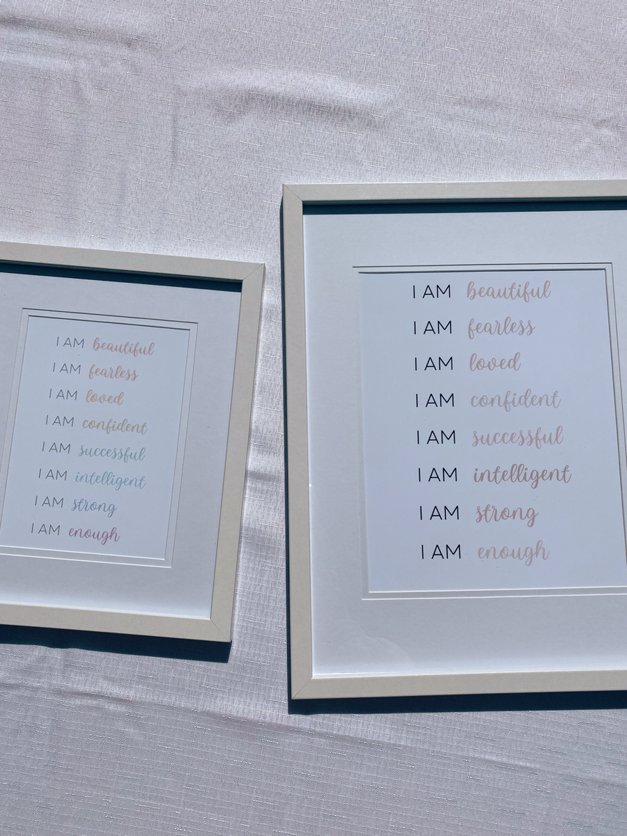 Affirmation Frame – Love Jess